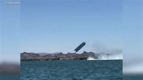 Speedboat Somersaults Through Air In Crash At Lake Havasu In Arizona