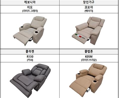 1인용 리클라이너 등받이 각도·소음 제품마다 달라 연합뉴스