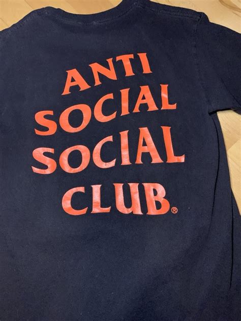 Anti Social Social Club Regret Black T Shirt Small See Description