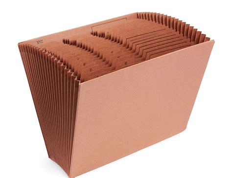 Staples Letha Tone Accordion File 21 Pocket Letter Size Redrope A Z