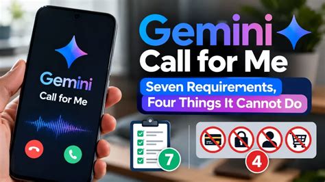 Gemini Call For Me 7 Requirements 4 Things It Cannot Do