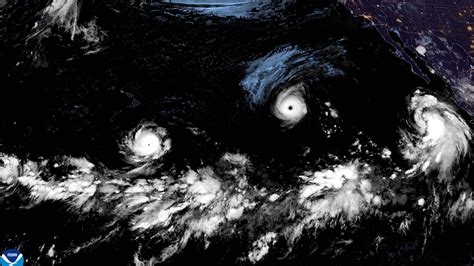 Hurricane Tracker Map Latest Path Predictions As Karina Lowell And
