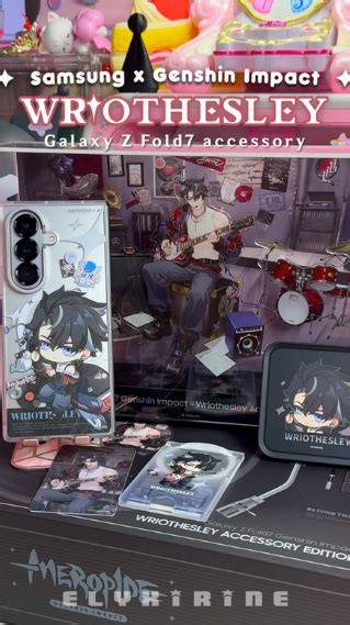 Unboxing The Samsung X Genshin Impact Wriothesley Set