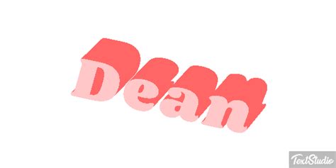Dean Name Animated  Logo Designs