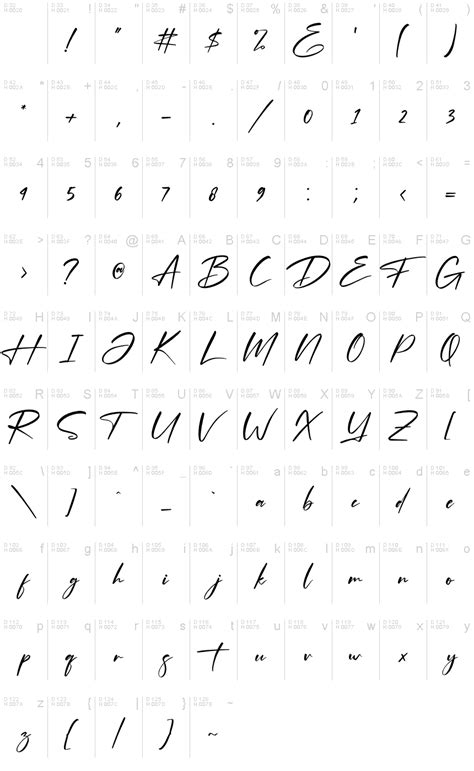 Optimistic Signature Font