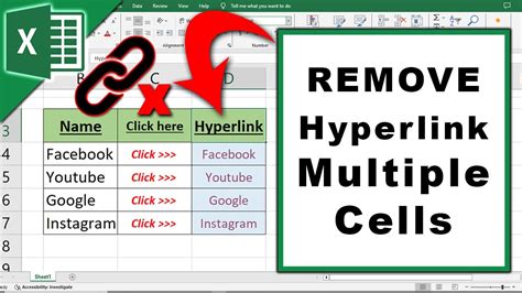 Remove Hyperlink In Excel Keyboard Shortcut At Marcus Riedel Blog