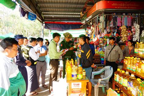 ဇမ္ဗူသီရိမြို့နယ်အတွင်းရှိ ပြည်သူများ အစားအသောက်ဘေးအန္တရာယ် ကင်းရှင်းစေရေး ကွင်းဆင်းစစ်ဆေး