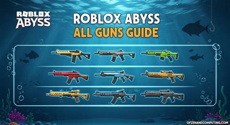 All Guns In Abyss Roblox March 2026 Ultimate Guide