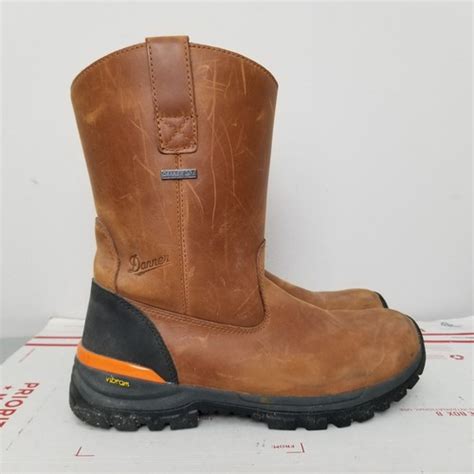 Danner Boots Mens Size 85 D Stronghold Wellington 10 Brown Leather