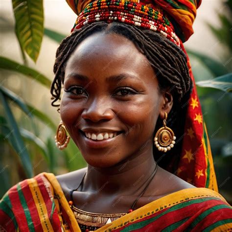 Premium Ai Image Cameroonian Woman From Cameroon Typical National Citizen