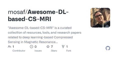 Github Mosafawesome Dl Based Cs Mri Awesome Dl Based Cs Mri Is A Curated Collection Of