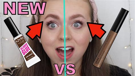 New Nyx The Brow Glue Tinted Brow Gel Vs Nyx Tinted Eyebrow Mascara Youtube