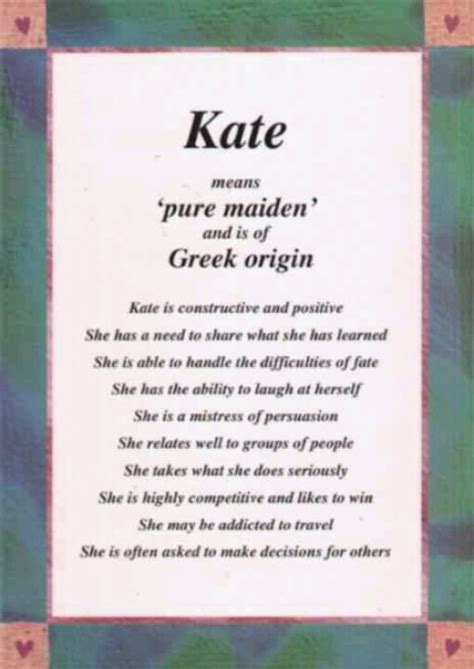 15 Best Kate Images On Pinterest Names Name Photo And Buntings
