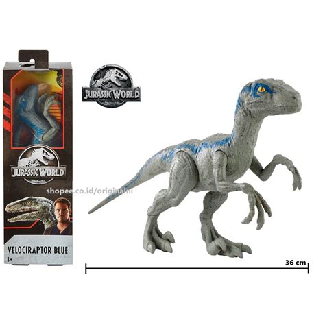 Jual Jurassic World Spinosaurus Pteranodon Velociraptor Original Mattel