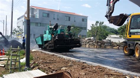 아스팔트 포장공사 지경건설