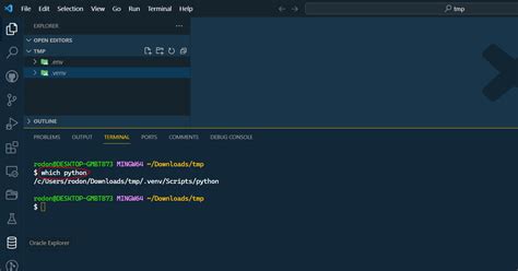 Python Visual Studio Code Doesnt Activate My Virtual Environment