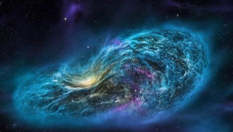 Exploding Supernova Creates Abstract Star Field In Deep Space Generated
