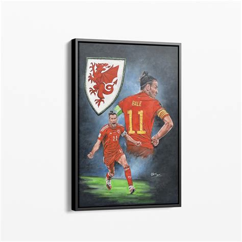 Gareth Bale Limited Edition Prints And Canvas 100 The Football