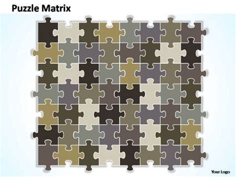 Powerpoint Process Graphic Rectangular Jigsaw Puzzle Ppt Slide
