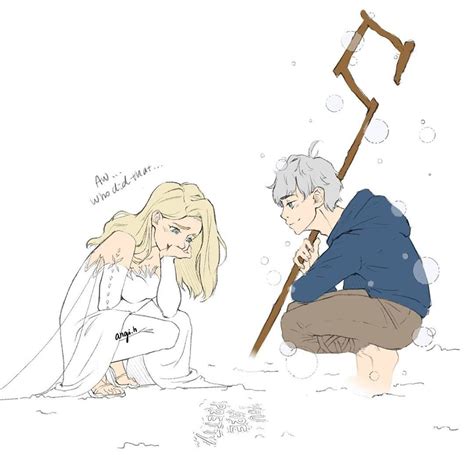 Jelsa Elsa And Jack Frost Fan Art Frozen 2rotg By Angih