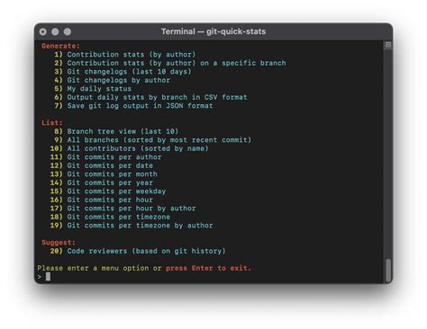 Github Arzzengit Quick Stats Git Quick Statistics Is A Simple And