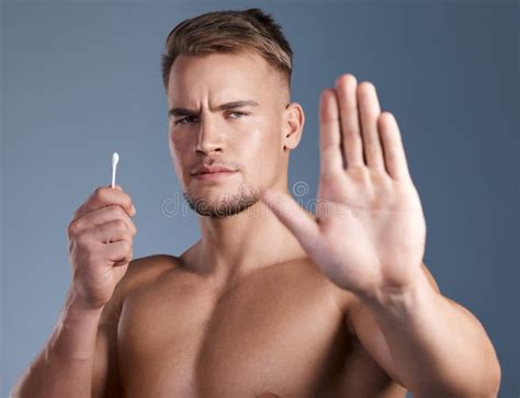 Theres Another Way To Do It A Man Showing The Stop Gesture While