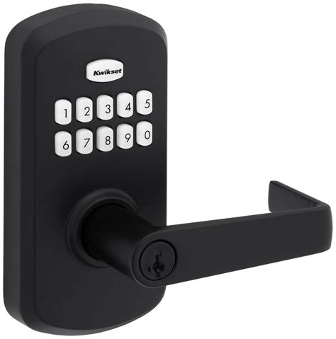 Kwikset 955knl S Smartcode 955 Electronic Keypad Entry Leverset Black