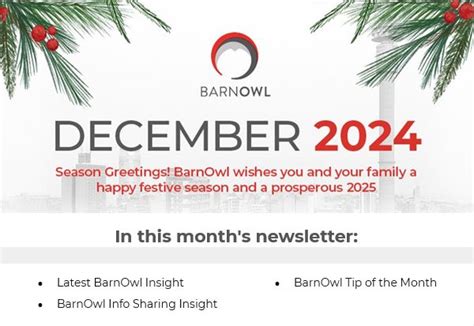 Barnowl Grc On Linkedin Barnowl Would Like To Wish Everyone A Safe And Happy Holiday Over The