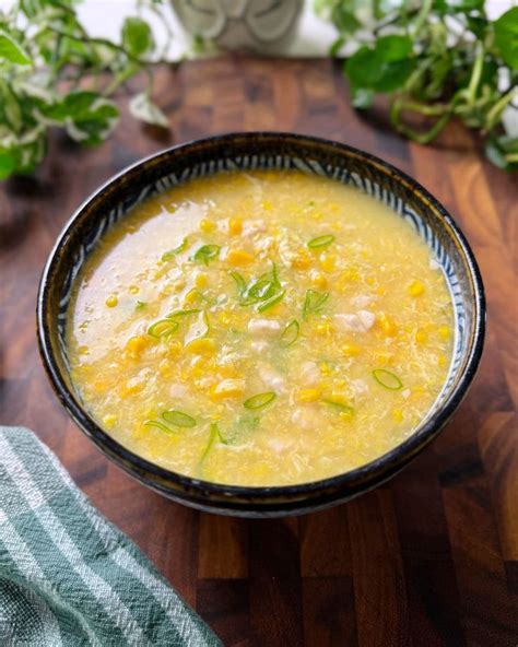 Chicken And Corn Egg Drop Soup Recipe