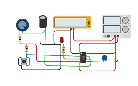 Circuit Design Timer With Ne555 Tinkercad