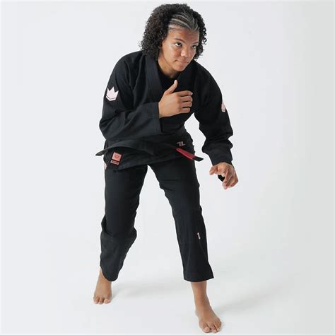Kingz The One Womens Jiu Jitsu Gi Blackrose Gold Fightstore