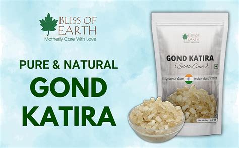 Bliss Of Earth Gond Katira For Summers Ultra White Resin Making