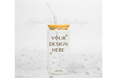 16oz Glass Can Mock Up Libbey Glass Mock Up