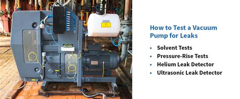 Vacuum Leak Test At Erik Johnson Blog