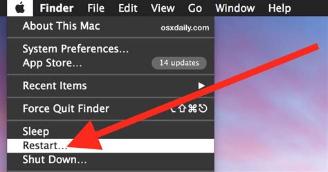 How To Restart A Mac