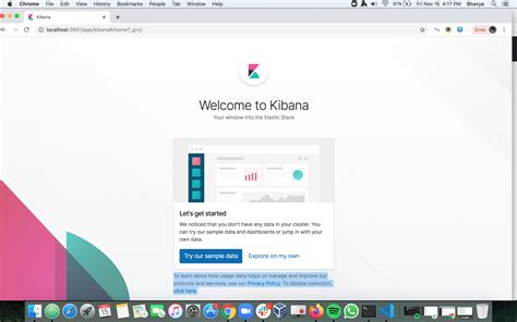 Kibana Should Tell The User About How To Enable Data Collection When
