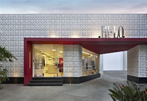 Contemporary Store Exterior Exterior Wall Design On New Style For The