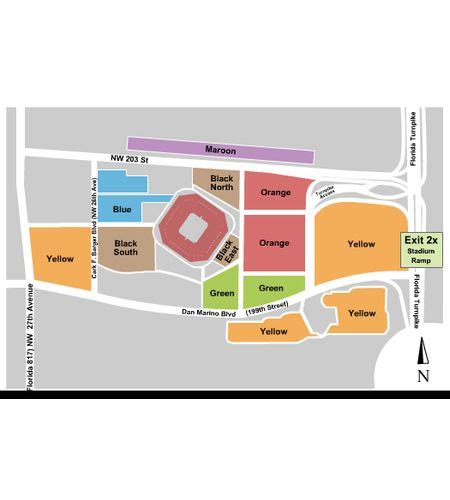 Hard Rock Stadium Parking Lots Tickets Hard Rock Stadium Parking Lots