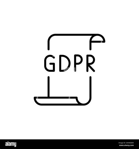 General Data Protection Regulation Icon Simple Gdpr Safe Icon For Social Media App And Web