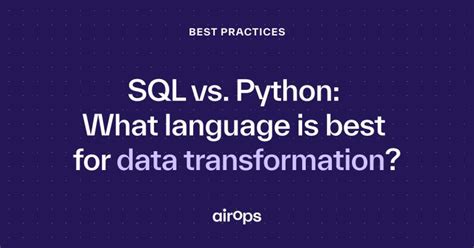 Kyle Dempsey On Linkedin Sql Vs Python What Language Is Best For