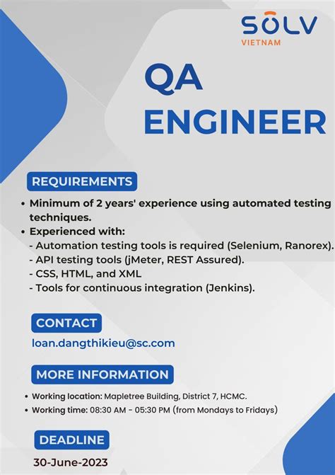 Loan Dang Rita On Linkedin Urgenthiring Qaautomationengineer B2bdigitalplatforms Ecommerce…