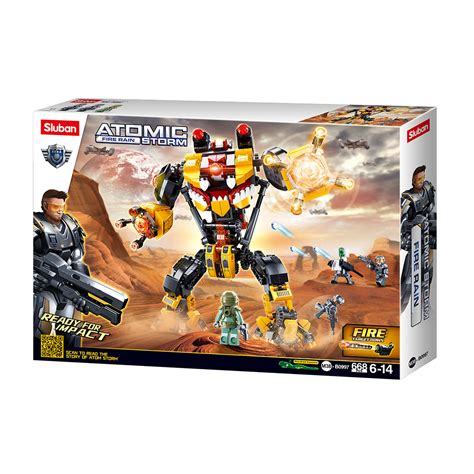 Sluban Atomic Storm Uprising Inquisitor Robot 668pcs Educanda