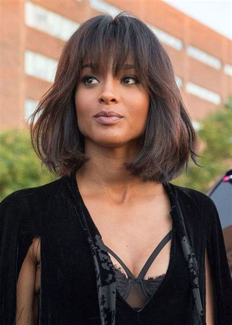 90 Trendy And Chic Long Bobs With Bangs Styleoholic