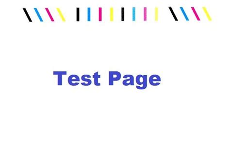 Free Printer Test Page
