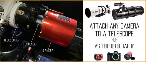How To Attach Any Camera To A Telescope For Astrophotography
