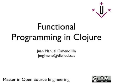 Functional Reactive Programming In Clojurescript Ppt