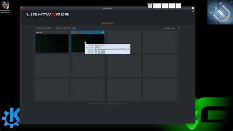 Beginners Guide Lightworks 14 On Linux Part 1 Interface And Navigation Youtube