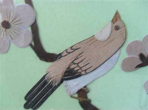 做树皮画图片桦树皮粘贴画图片简单树皮粘贴画大山谷图库