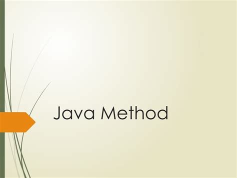 java method presentation java programming nc iii pptx