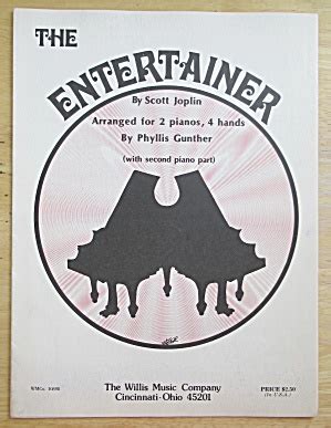 Sheet Music For 1972 The Entertainer